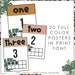 Printable Classroom Decor Jungle Theme Number Posters - Etsy