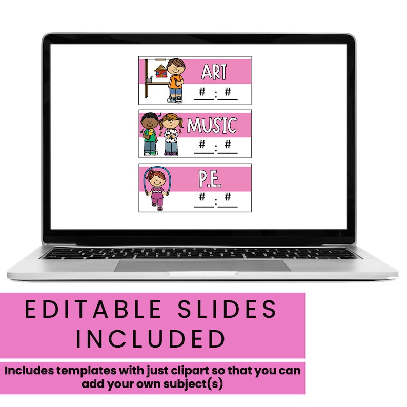 Colorful Classroom Schedule Cards Daily Schedule Display for - Etsy