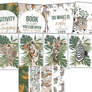 Jungle Themed Classroom Decor | Neutral Classroom Decorations ...