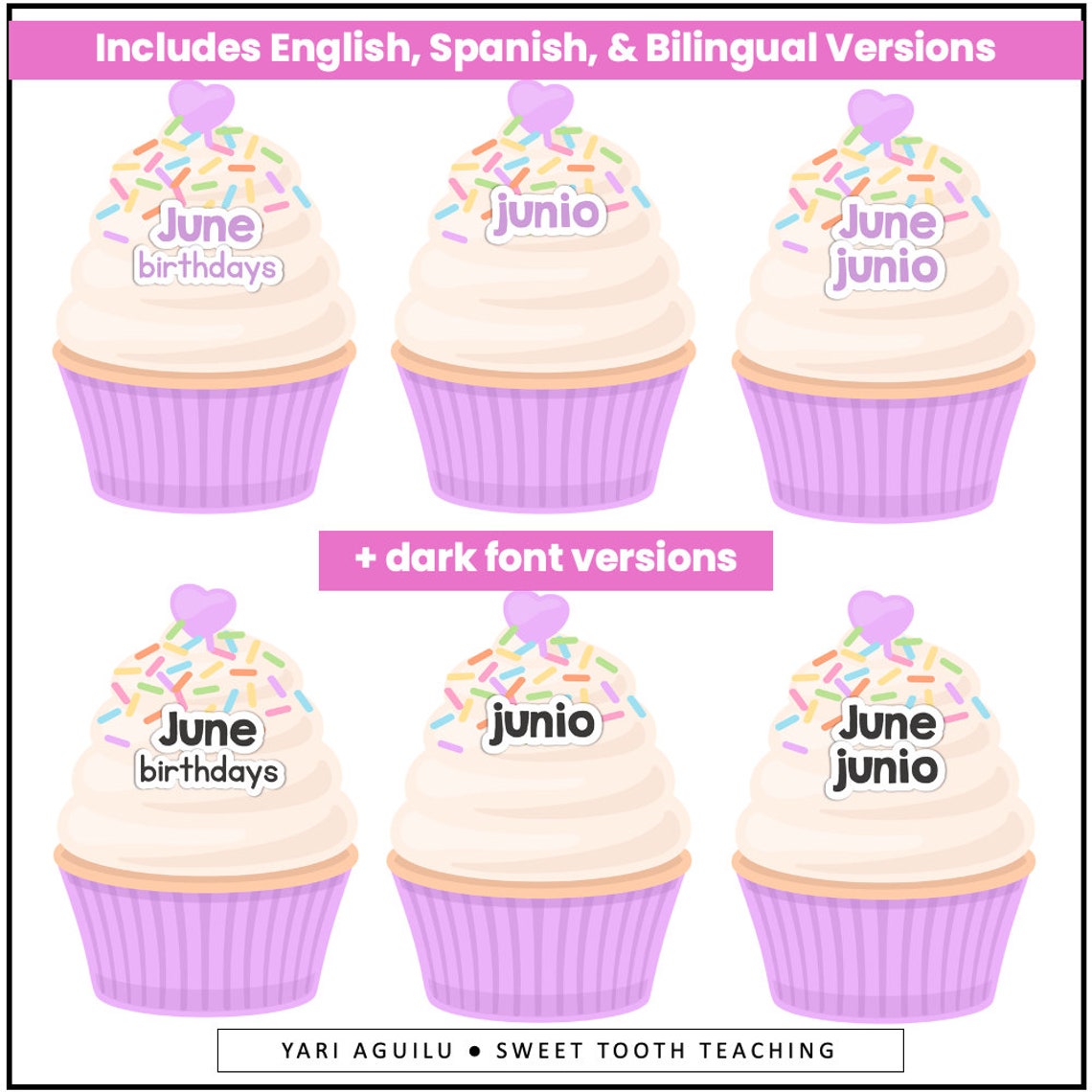 Colorful Birthday Display Bulletin Board Cute Birthday - Etsy