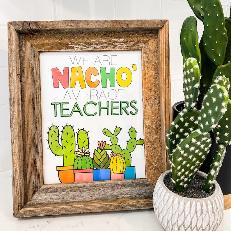 Cinco De Mayo Appreciation Sign: Taco & Nacho Bar Decor (PDF) - Etsy