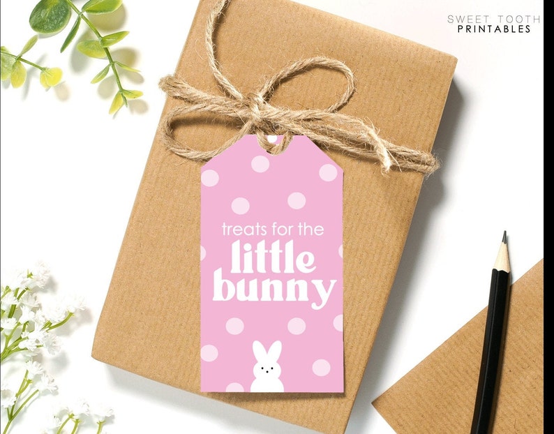 Easter Basket Gift Tags, Easter Printable Tags, Easter Treat Tags ...