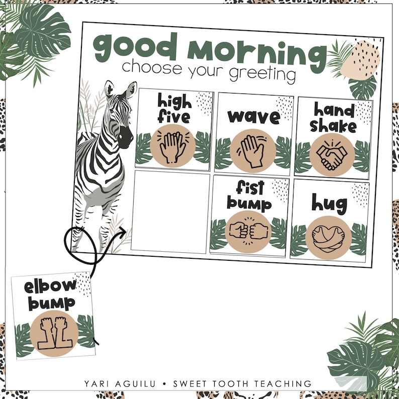 Jungle Themed Classroom Decor | Neutral Classroom Decorations ...