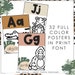 Jungle Alphabet Posters Jungle Classroom Decor - Etsy