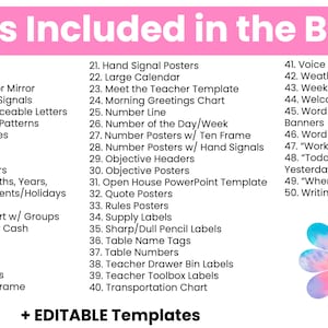 Groovy Garden Classroom Decor Bundle | Retro Colorful Decor - Etsy