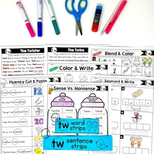 Printable Consonant Blends Phonics Decoding Worksheets-science of ...