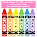 Crayon Color Posters: English & Spanish Classroom Decor (digital ...