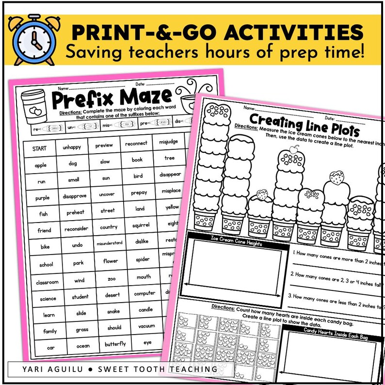 3rd Grade February Worksheets: Math, Reading, Grammar- Homeschool ...