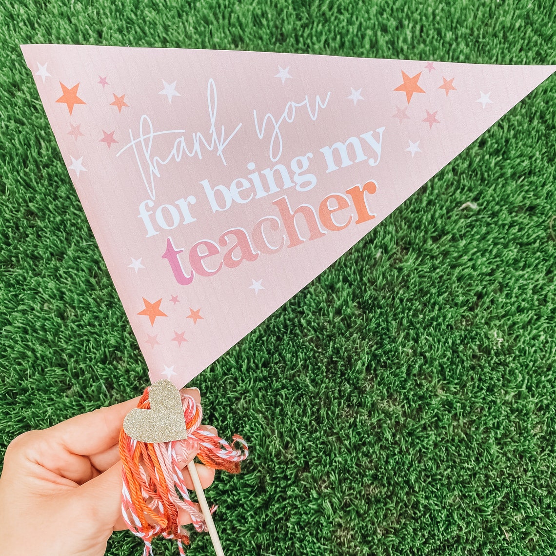 Teacher Appreciation Printable Pennant Flags Teacher Gift - Etsy