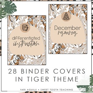 Binder Covers & Spines | Printable Classroom Decor | Jungle Theme ...