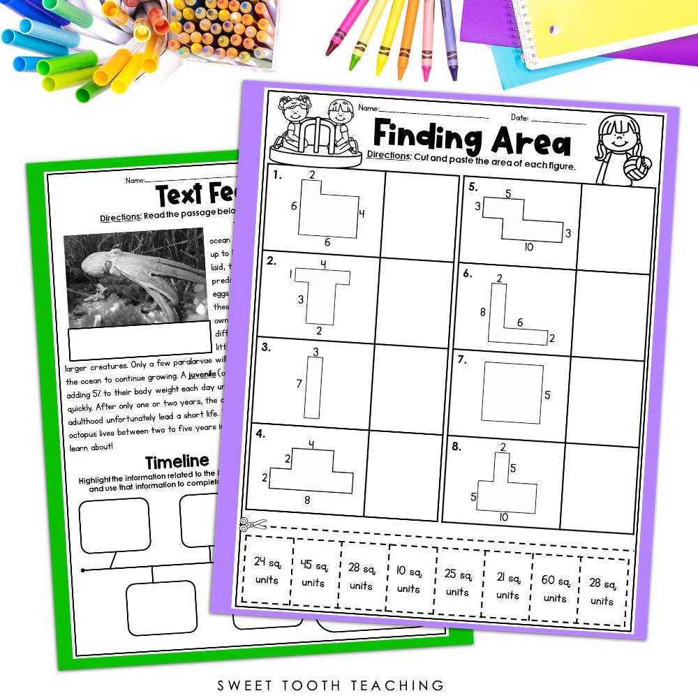 3rd Grade Review Worksheets Homeschooling | Spring Math, Reading ...