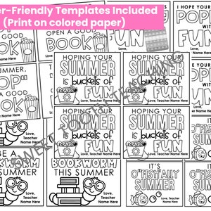 End of Year Student Gift Tags: Printable Summer Sayings (PDF) - Etsy