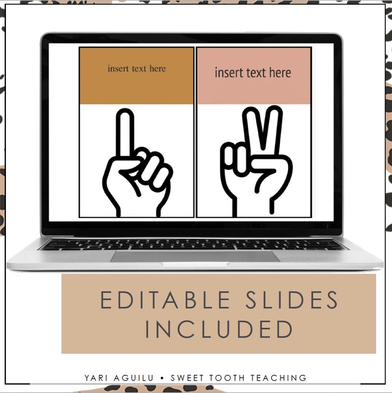 Classroom Hand Signals Posters Printable Classroom Decor - Etsy