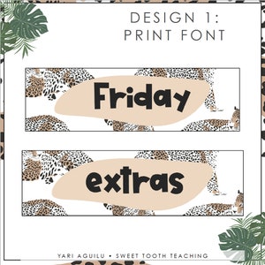 Jungle Theme Drawer Labels | Printable Classroom Decor| Teacher Drawer ...