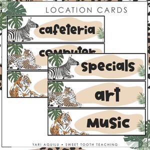 Classroom Decor | Where is Our Class Sign | Jungle Theme - Etsy Australia