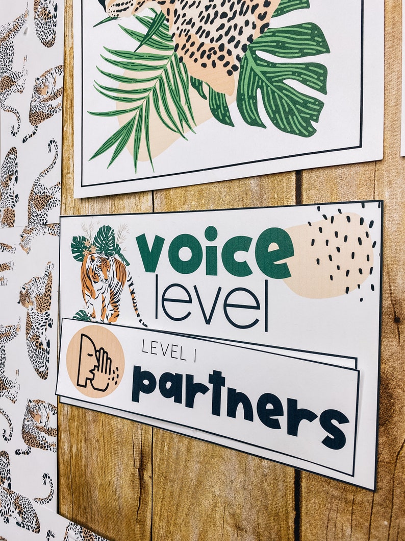 Jungle Themed Classroom Decor Neutral Classroom Decorations - Etsy