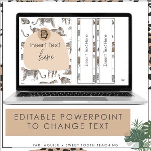 Binder Covers & Spines | Printable Classroom Decor | Jungle Theme ...