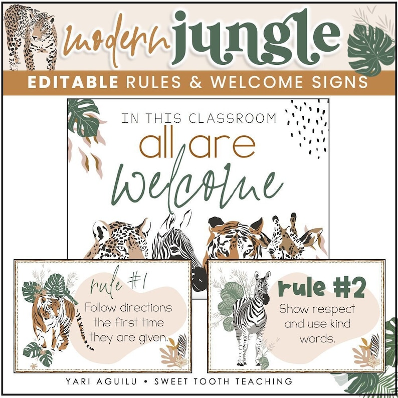 Classroom Decor Class Rules Posters Wall Posters for - Etsy