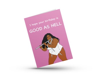 Lizzo Birthday Card - Etsy