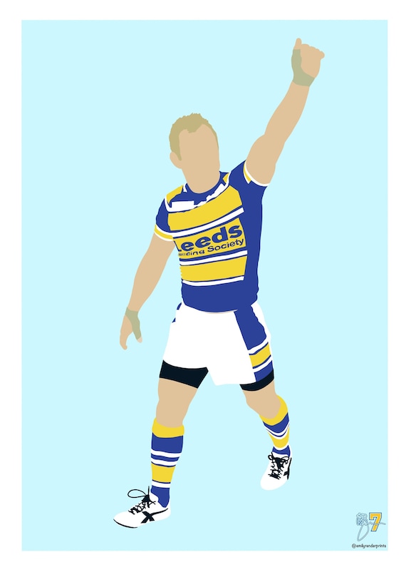 Leeds Rhinos Rob Burrow Fundraising Print