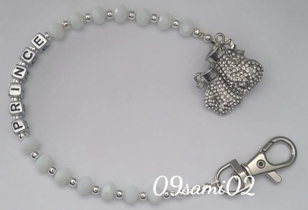 Personalised Bling Romany Boxing Glove Dummy Clip: Can Also Be ...