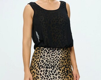 Sheer Leopard Dress - Etsy