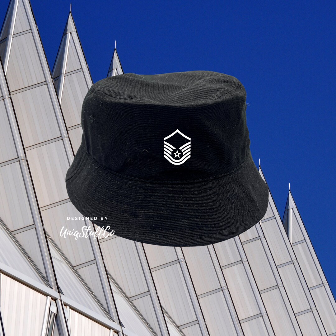 USAF Msgt Master Sergeant Bucket Hat - Outdoor Summer Beach Urban ...