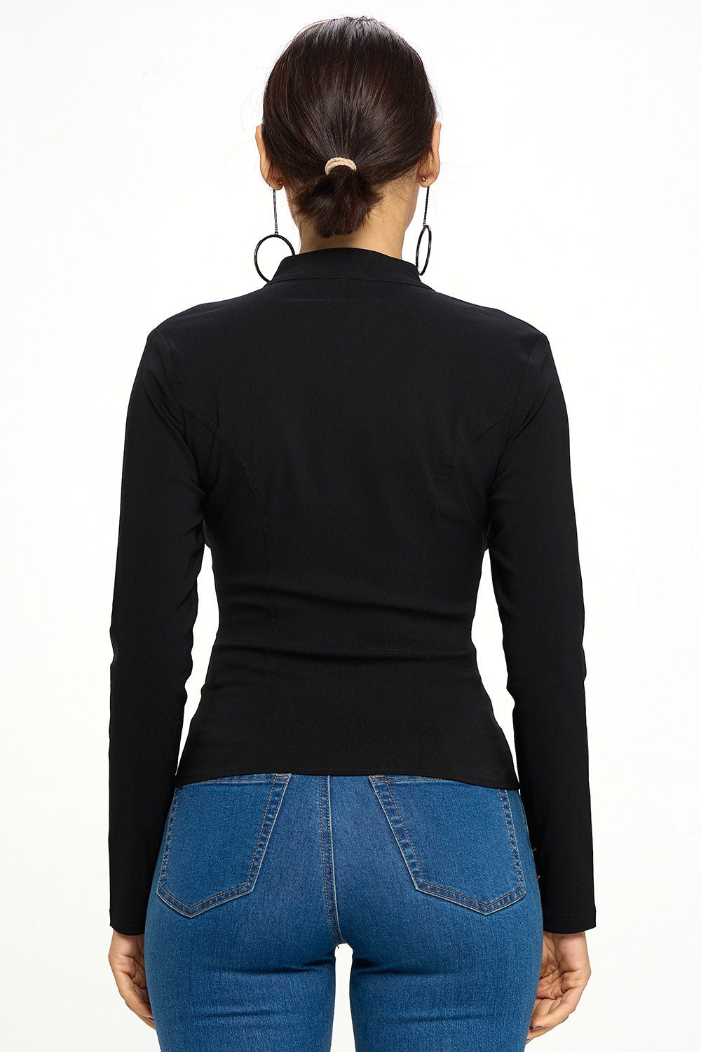 Sexy Long Sleeve Lace up Zip up Closure Jacket Classic Best - Etsy