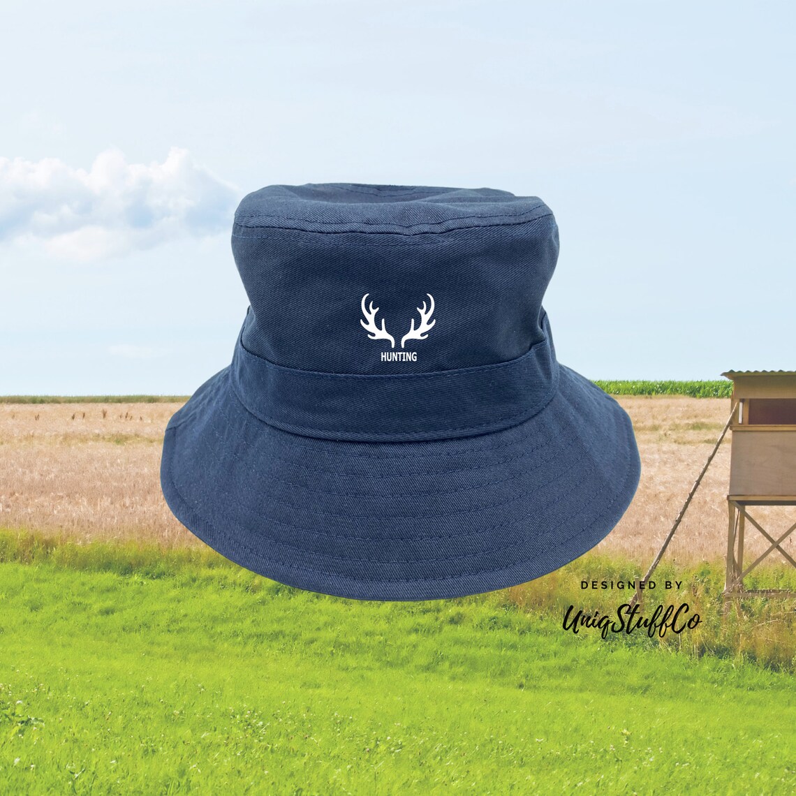 Deer Hunting Cotton Bucket Unisex Hat Trendy Outdoor Summer Beach Urban ...