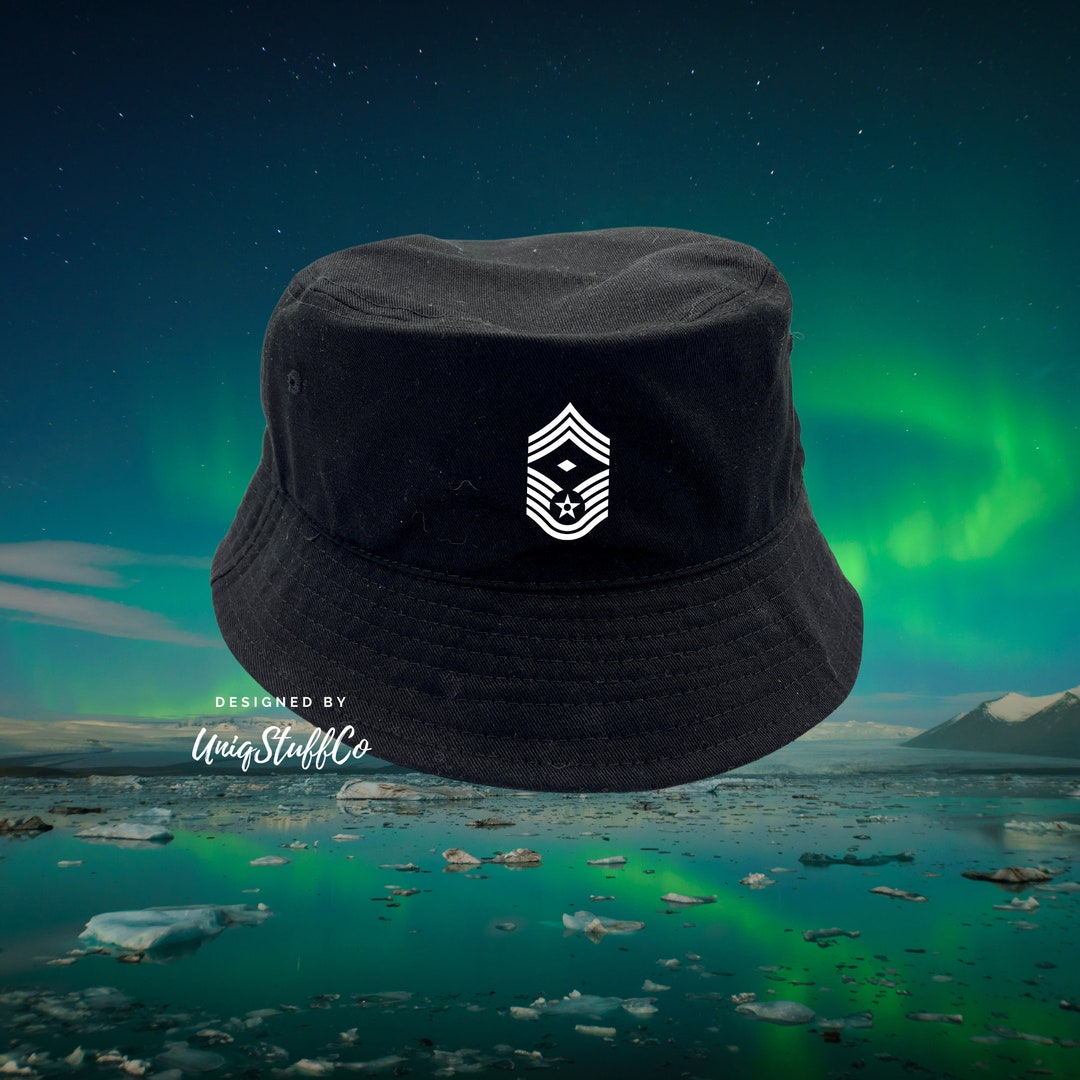 USAF Cmsgt Chief Master Sergeant With Diamond Bucket Hat - Everyday ...