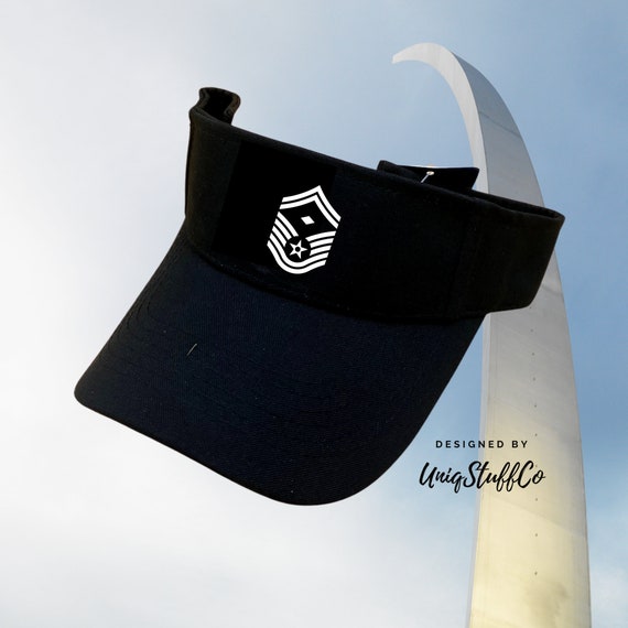 USAF Smsgt Senior Master Sergeant W Diamond Sun Visor Hat for | Etsy
