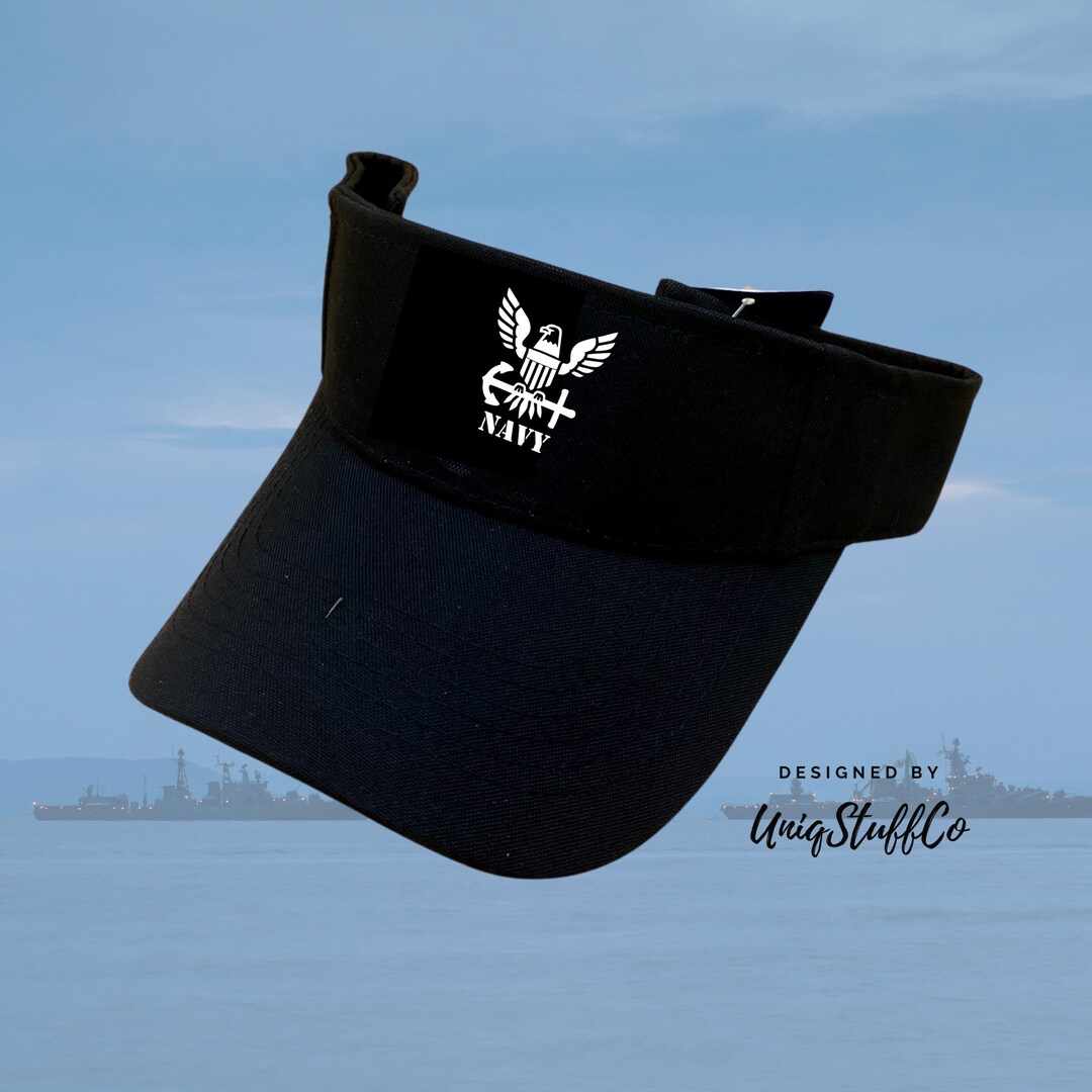 Navy Sun Visor Hat for Outdoor - Sun Visor - Outdoor Visor - Designed ...