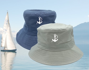 Anchor Bucket Hat - Etsy
