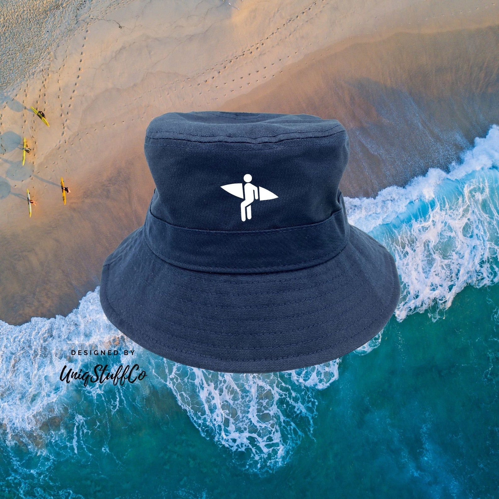 Surfing Bucket Unisex Hat Trendy Outdoor Summer Beach Urban - Etsy