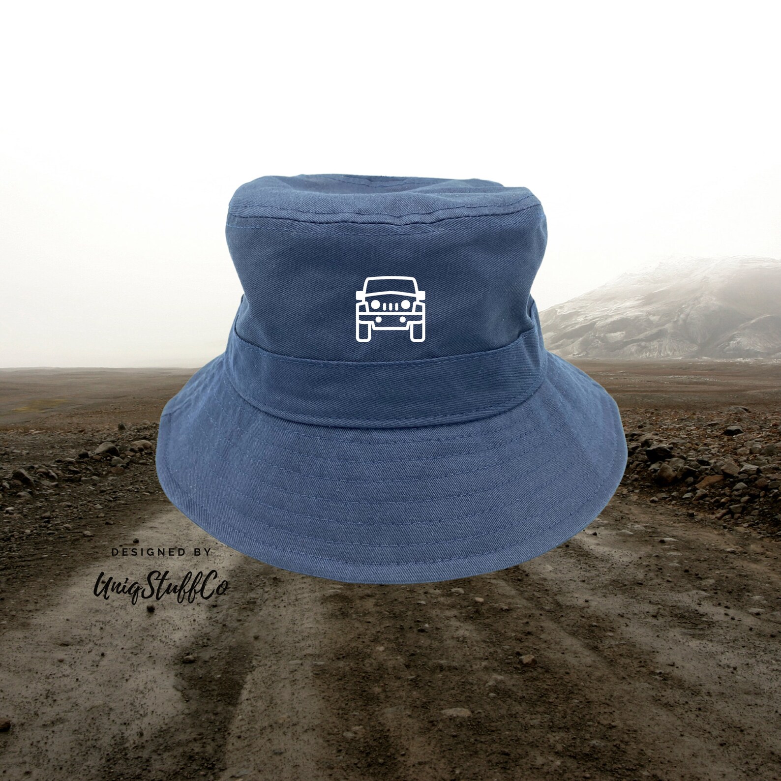 Jeep Cotton Bucket Unisex Hat Trendy Outdoor Summer Beach - Etsy
