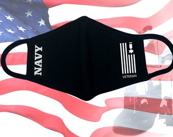 Navy Veteran Mask | Etsy