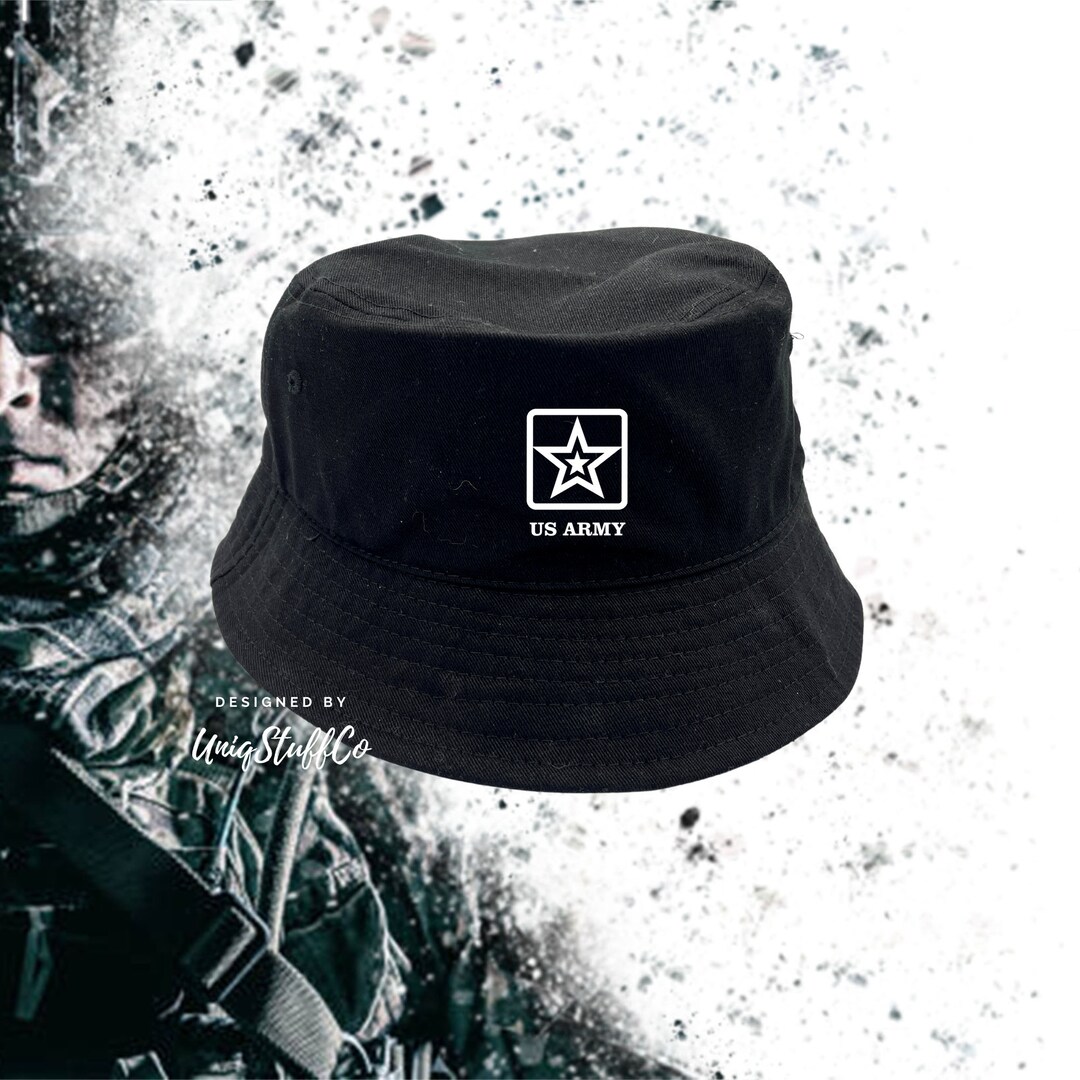 US Army Bucket Unisex Hat Trendy Outdoor Summer Beach Urban Leisure ...