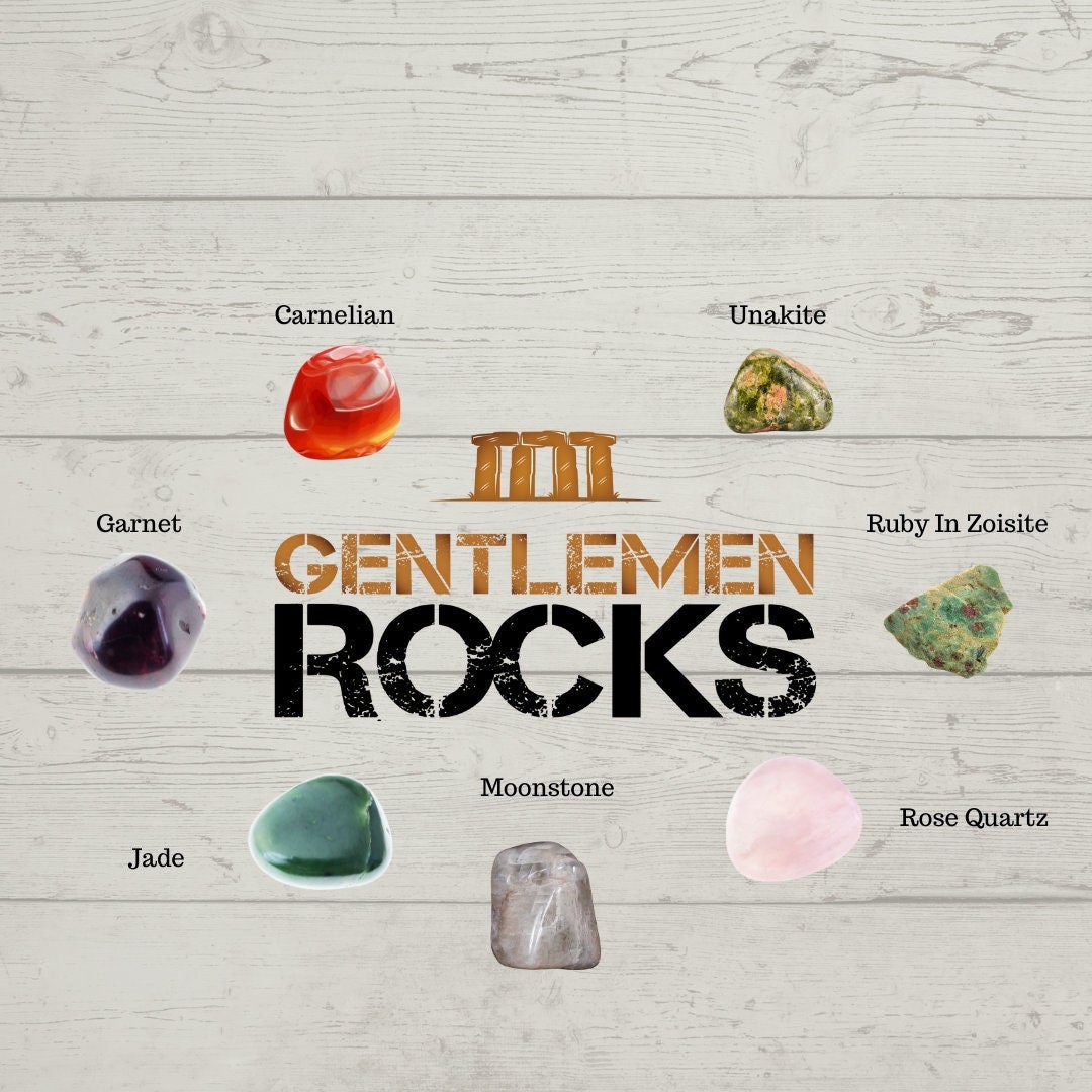 Gentlemen Rocks: Fertility Crystals for Men - Natural Gemstone Kit for ...