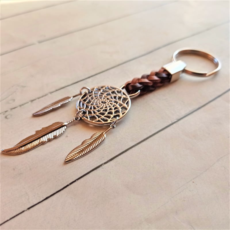 Dreamcatcher Keychain - Etsy