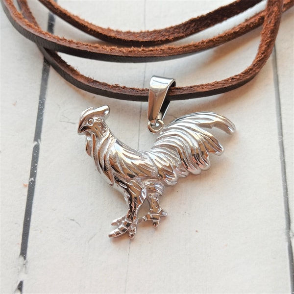 Rooster Pendant - Etsy