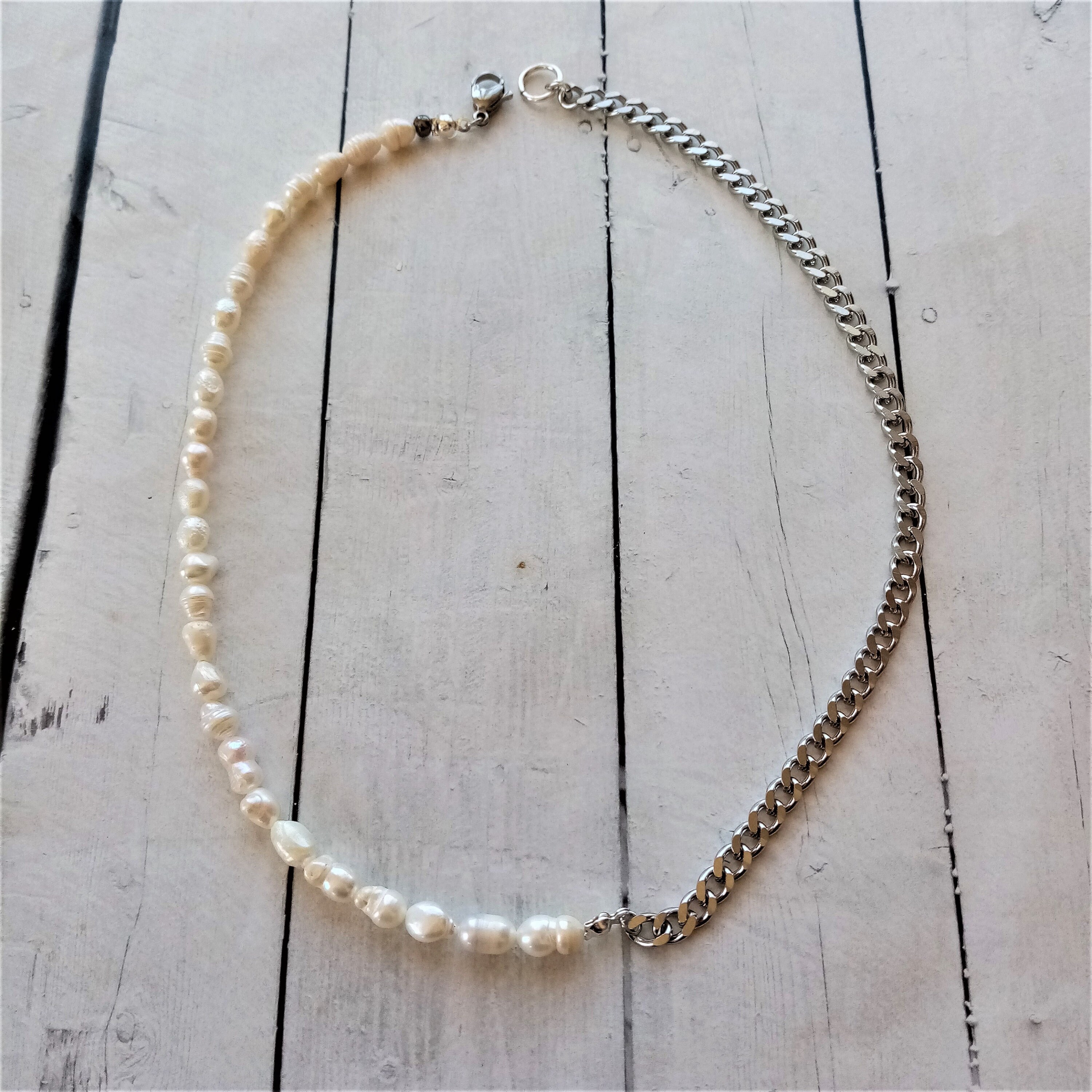 Pearl Necklace For Men Half Pearl Necklace For Men Pearl Etsy UK pearl-necklace-for-men-half-pearl-necklace-for-men-pearl-etsy-uk