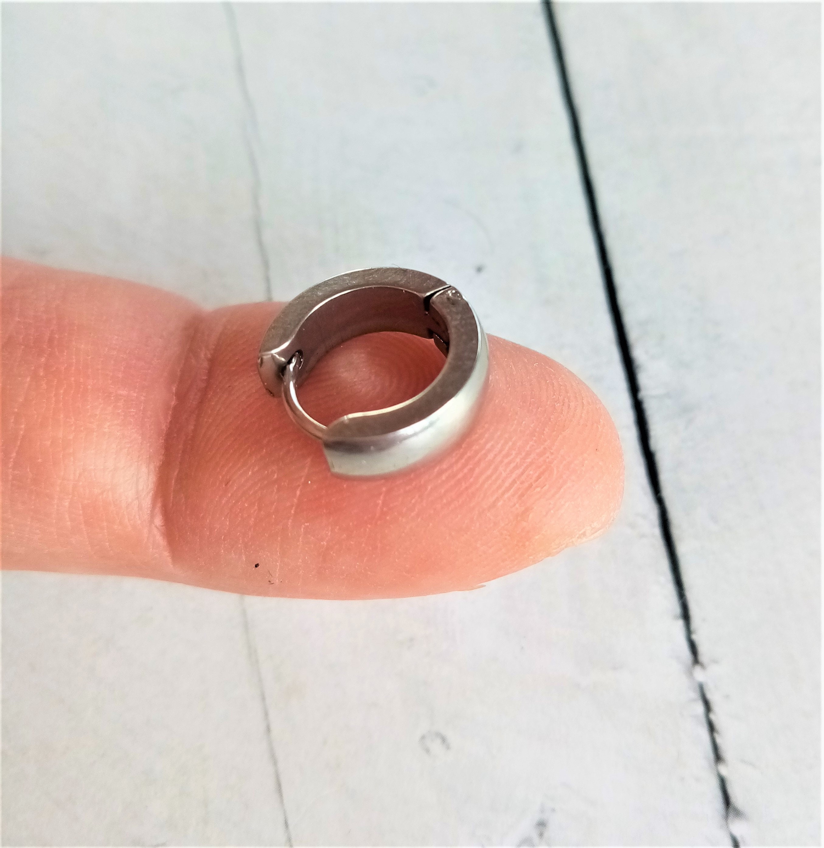 Steel Hoop 14 Mm in Diameter and 5 Mm Wide With Rounded Outer - Etsy UK