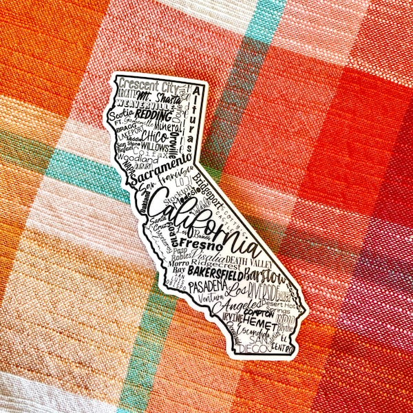 California Sticker - Etsy