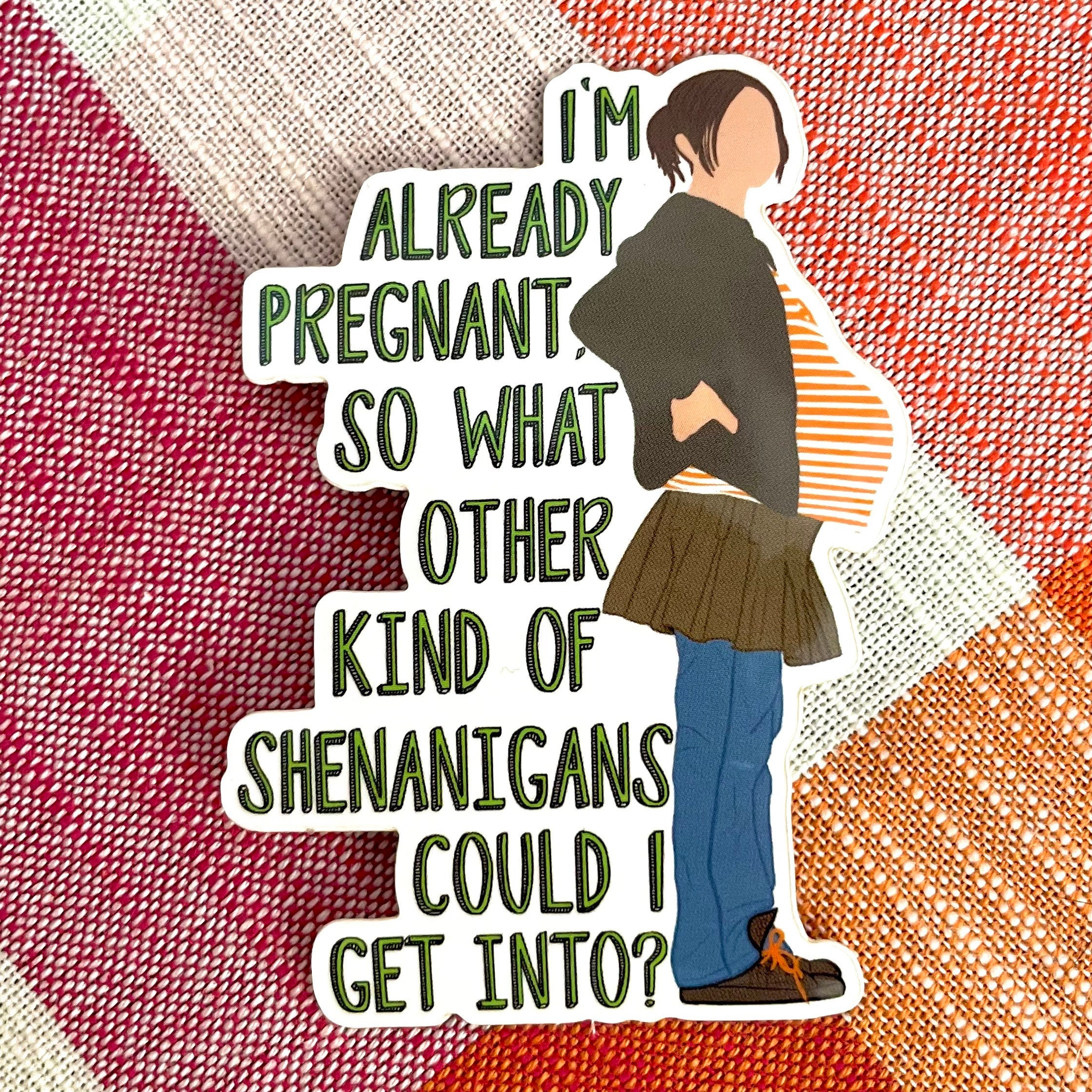 Juno Pregnant Sticker - Etsy