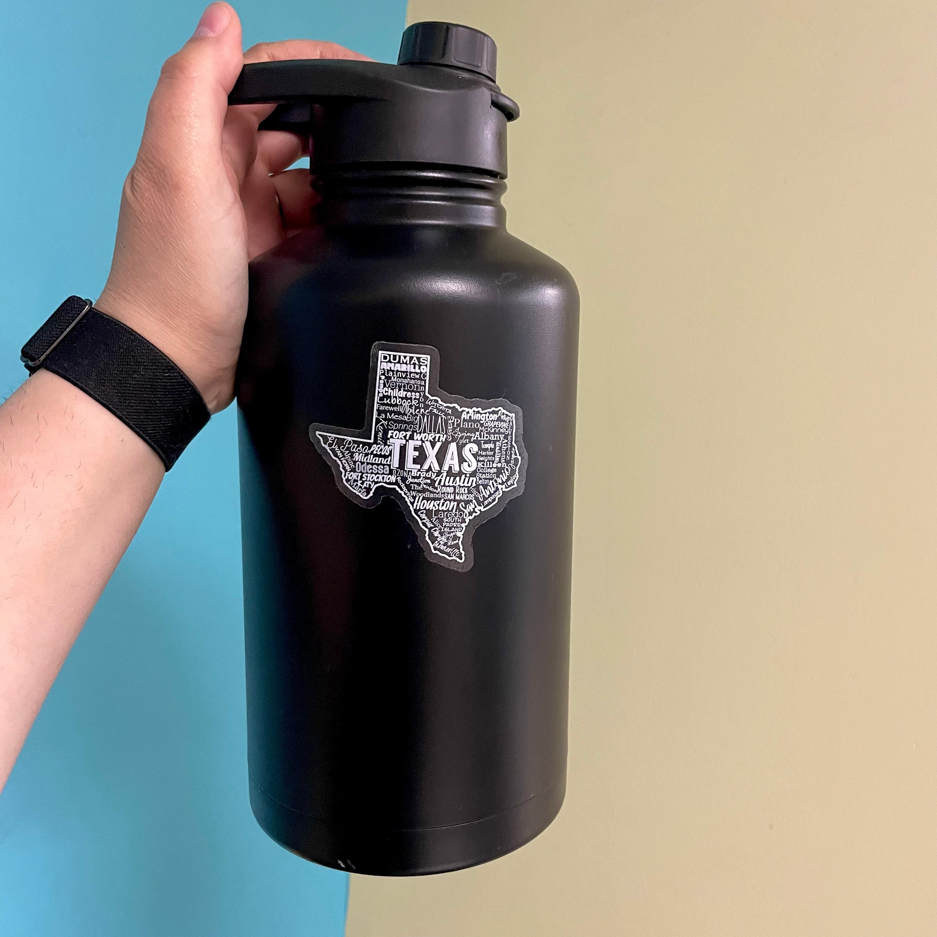 CLEAR Texas Sticker - Etsy