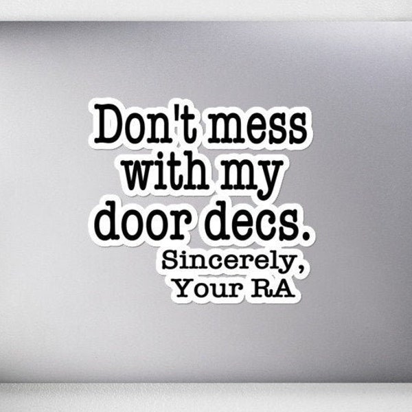 Resident Assistant Door Decs - Etsy