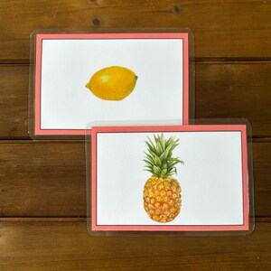 Fruits Montessori Language Cards - Etsy