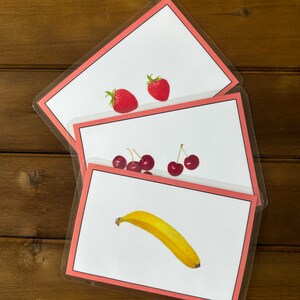 Fruits Montessori Language Cards - Etsy