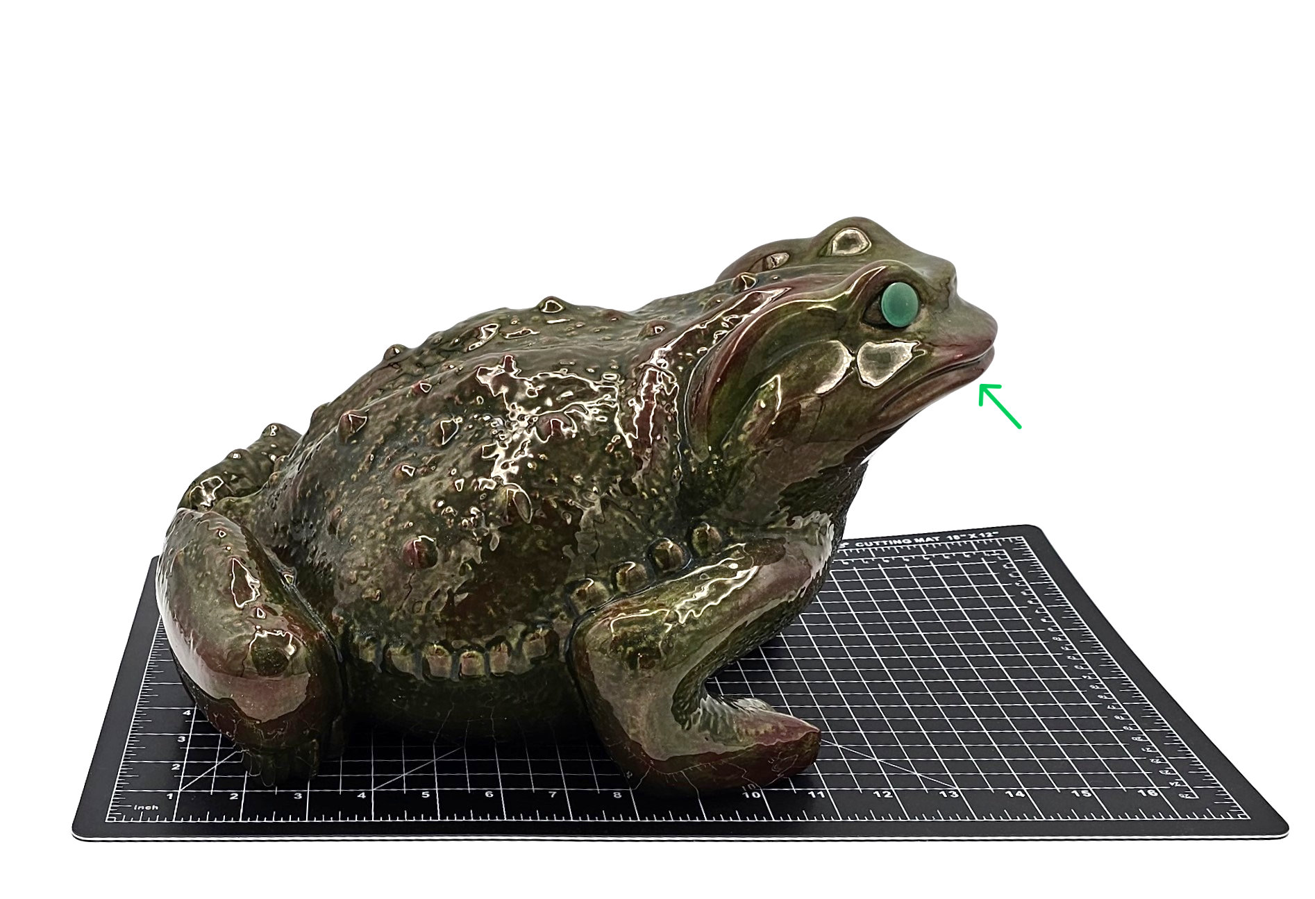 Vintage Arnel's Ceramic Frog | XL Garden Frog Toad | Extra Large | 14 ...