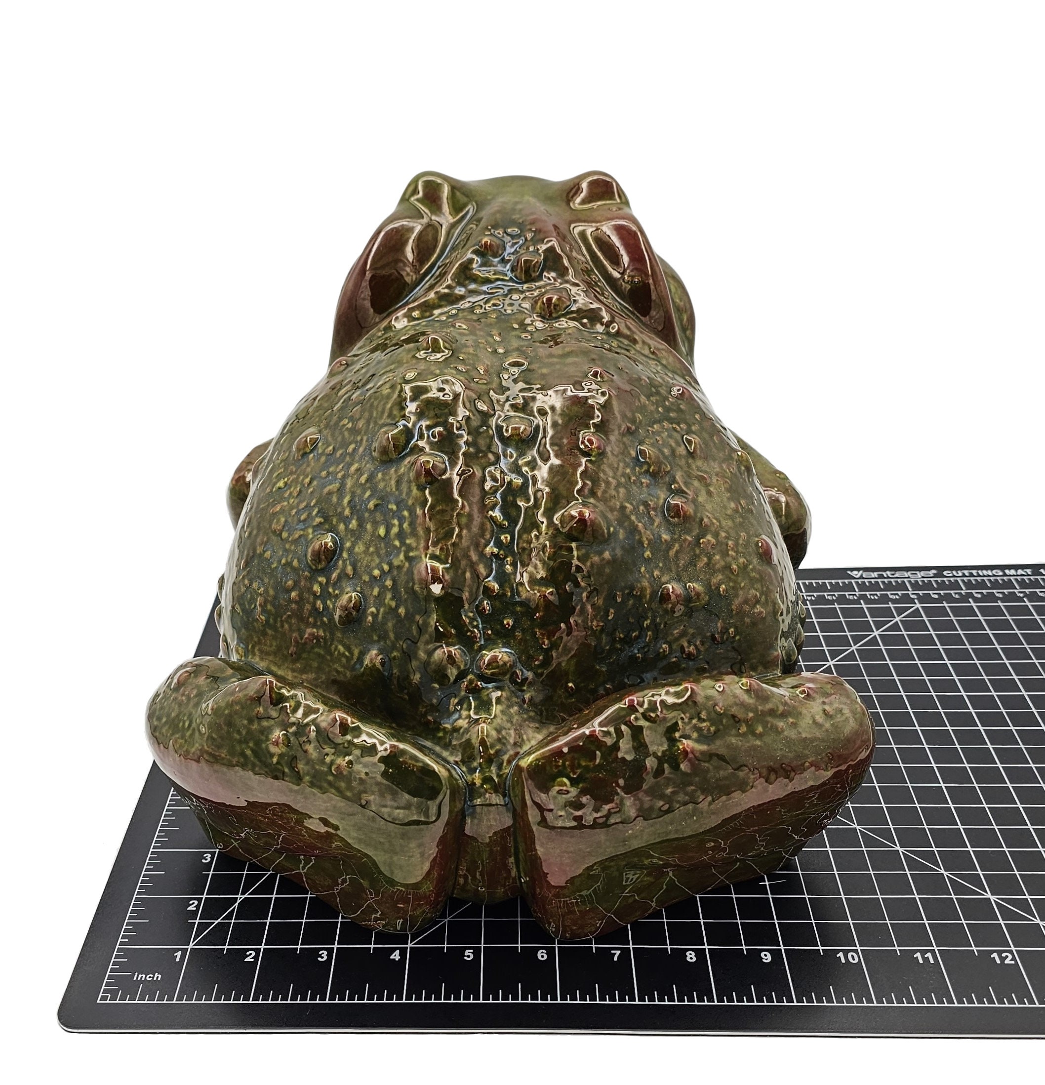 Vintage Arnel's Ceramic Frog | XL Garden Frog Toad | Extra Large | 14 ...